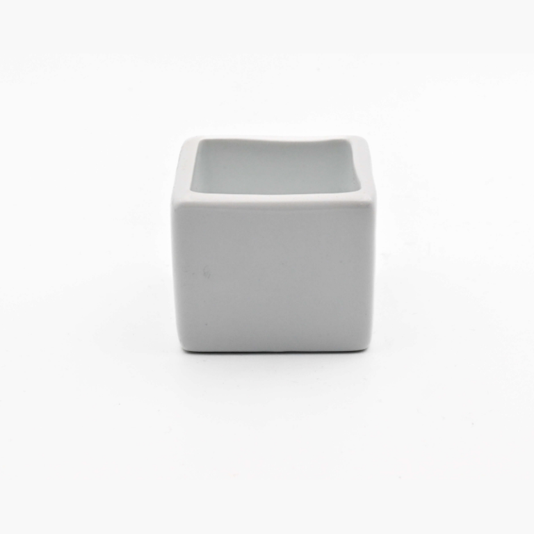 Cube en porcelaine - Mascaron
